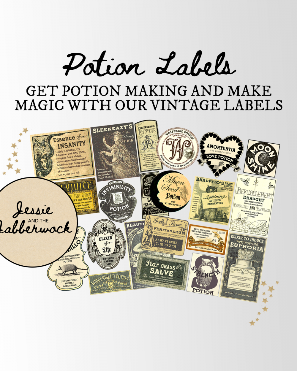 Magic Potion Labels Printable Bundle