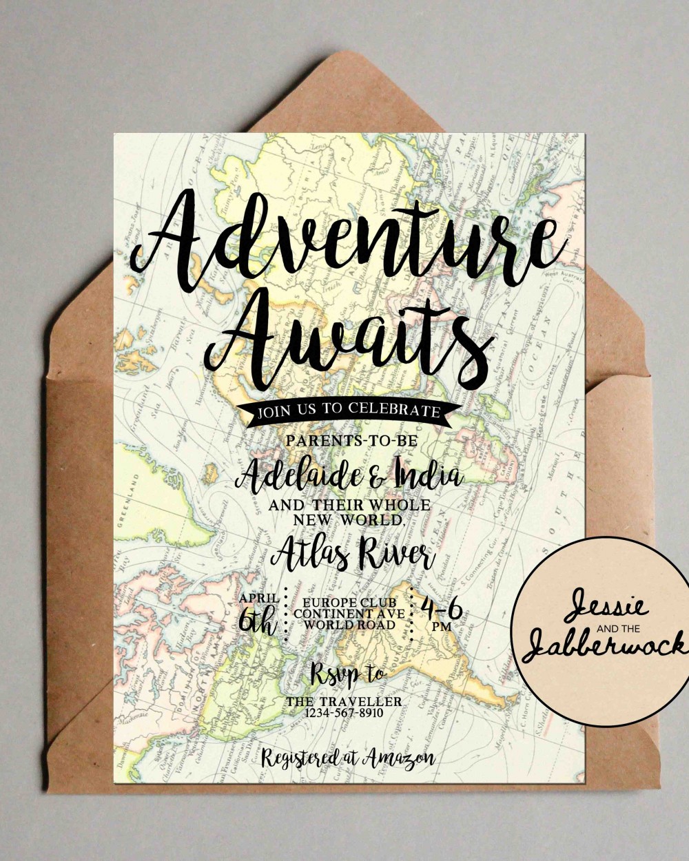 Adventure Awaits Map Invite