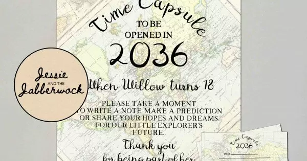 Map, Explorers Time Capsule